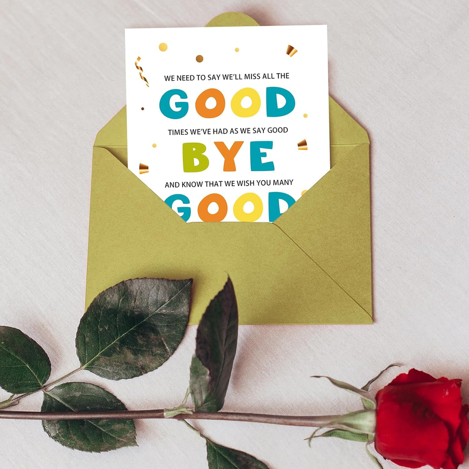 Cute Colleague Going Away Card,Farewell Cards for Coworkers Good Luck ...
