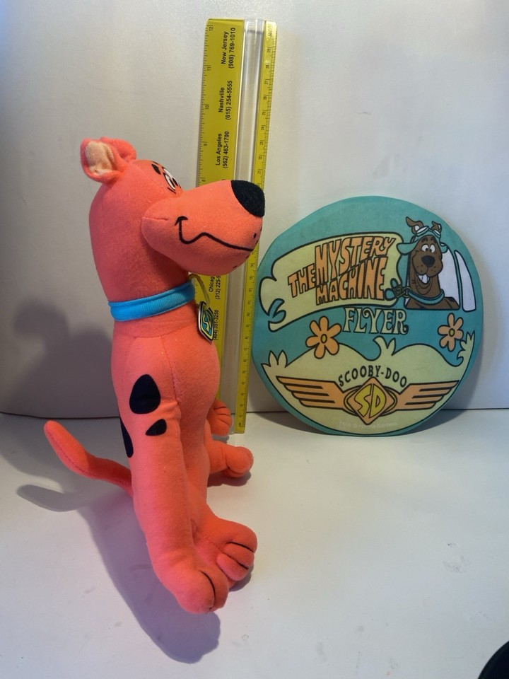 Scooby Doo Orange Neon Plush 9" Mini - Toy Factory + The Mystery ...