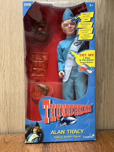 ALAN TRACY 12"/30cms THUNDERBIRDS TALKING ACTION FIGURE 1999 (WITH ...