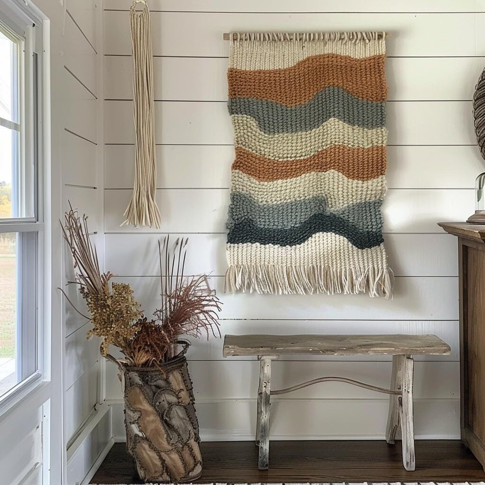 Fireside Crafts Solid Wood Table-top Weaving Loom 25.2" H x 19.3" W ...