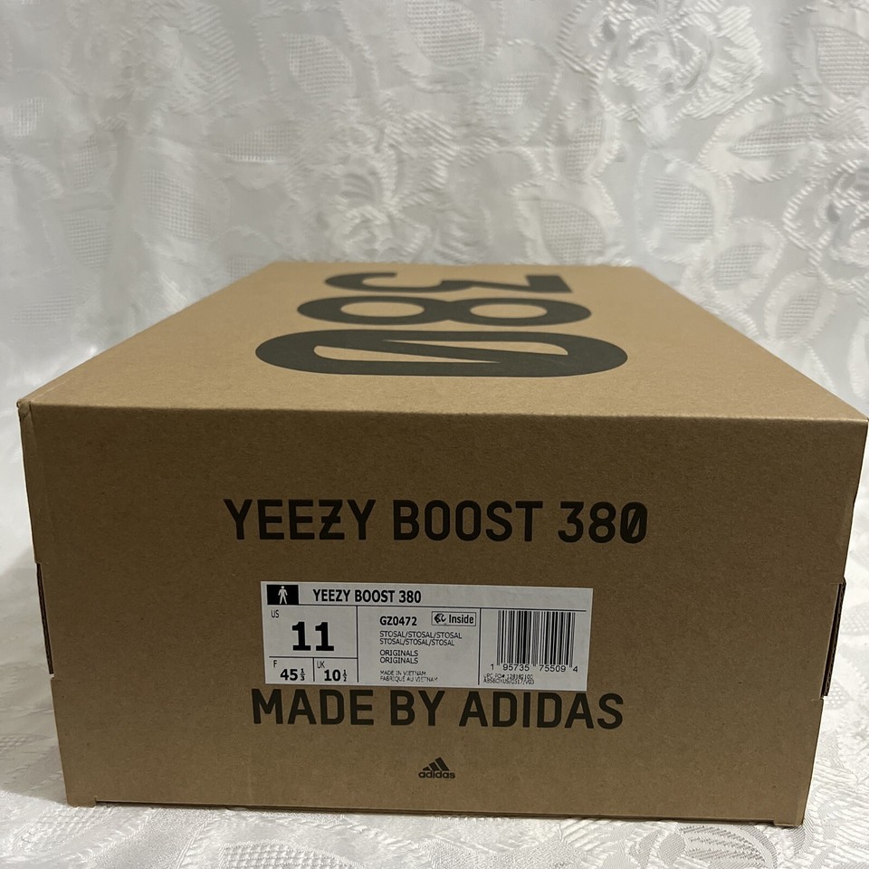 ADIDAS YEEZY BOOST 380 STONE SALT 11 GZ0472 KANYE WEST ORIGINALS PYRITE ...