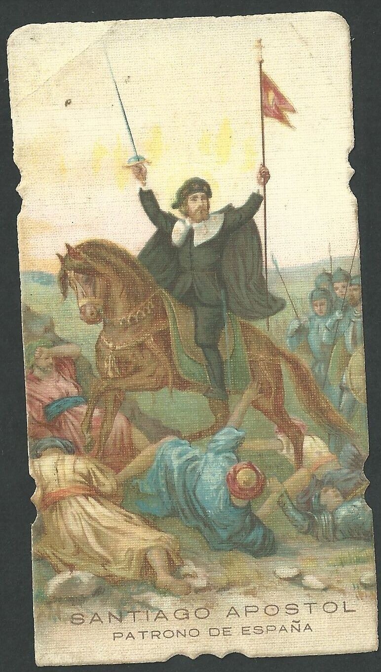 Holy card antique de Santiago Apostol image pieuse santino estampa ...