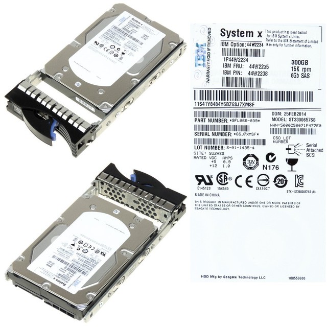 Disque dur IBM 44w2235 300gb 15k SAS 6gbps 44w2238 | Achetez sur eBay