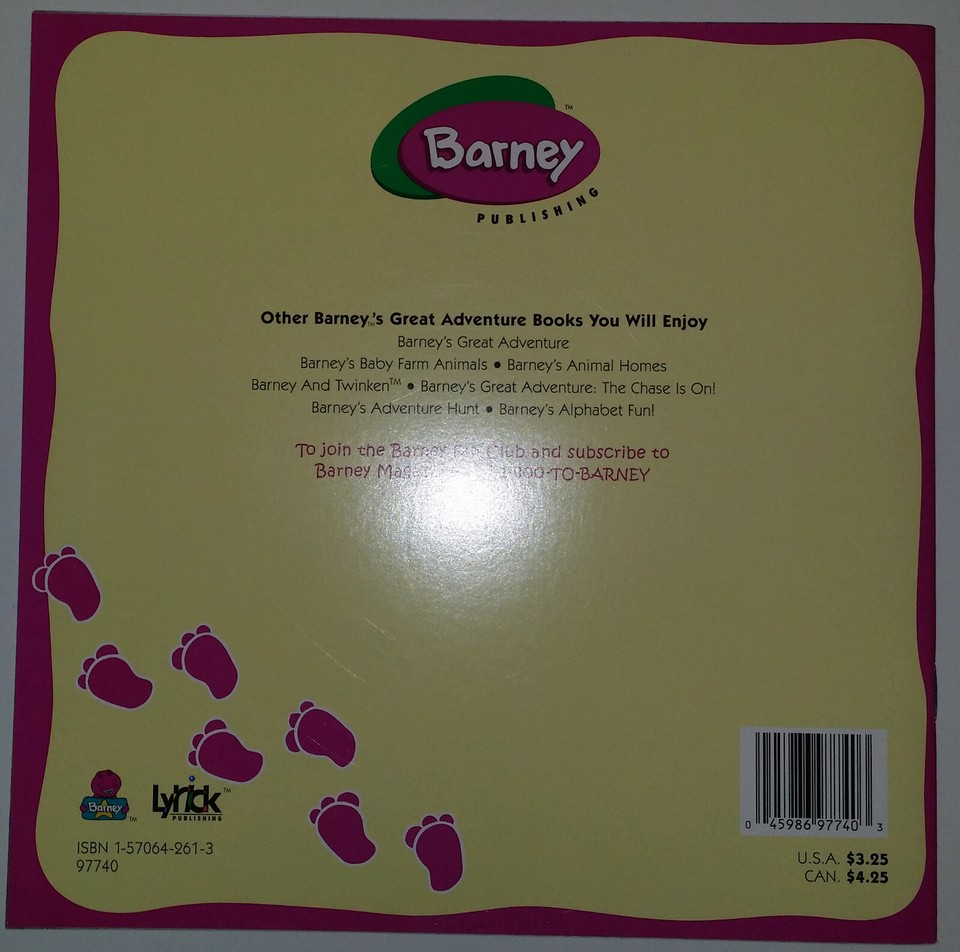 Barney Goes to the Farm. Brand new. Great for collectors. 9781570642616 ...