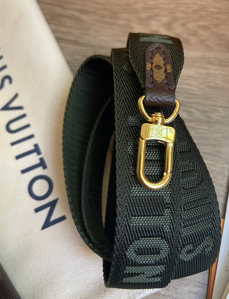 LOUIS VUITTON Felicie Strap & Go Pochette Monogram Canvas Shoulder Bag ...