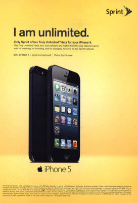2013 Apple iPhone 5: Unlimited Vintage Print Ad | eBay