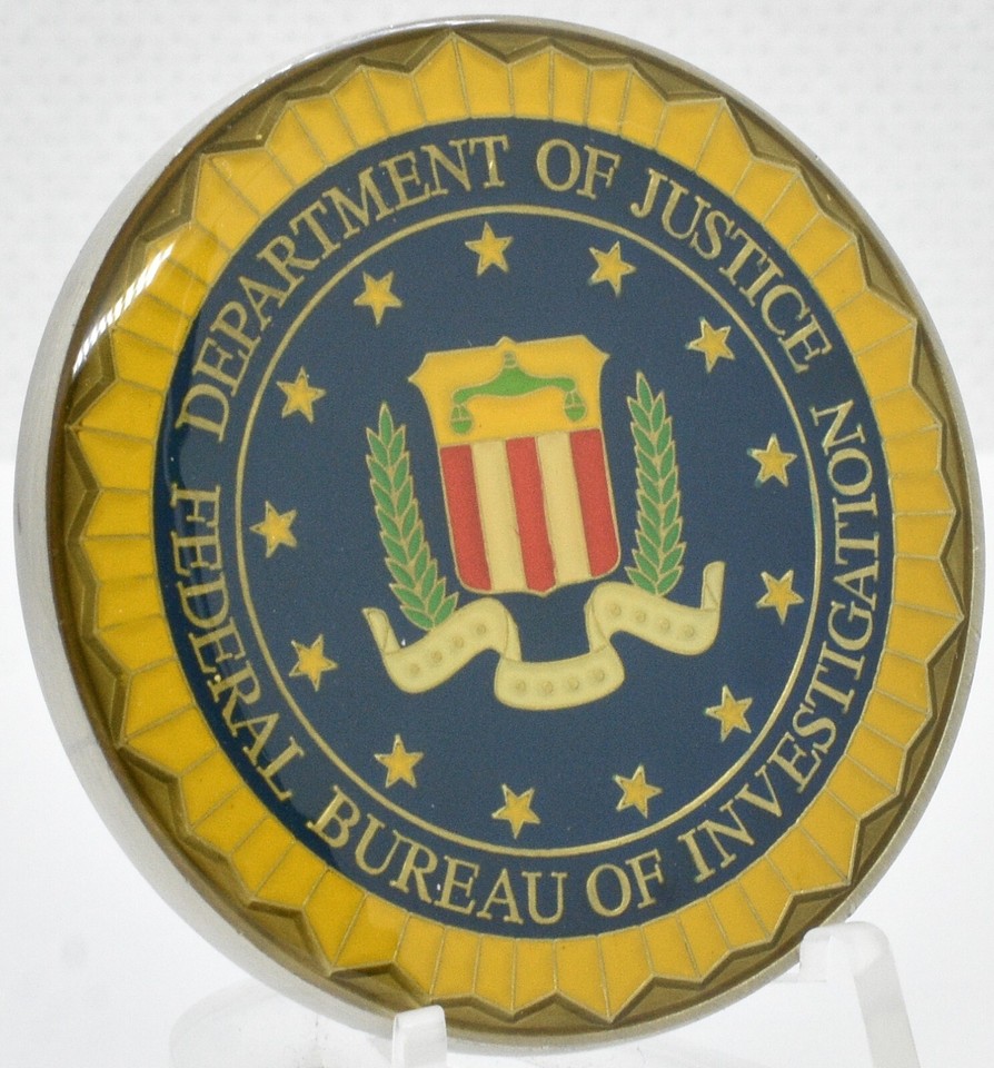 FBI Sentinel Global Information Sharing DOJ Challenge Coin | eBay
