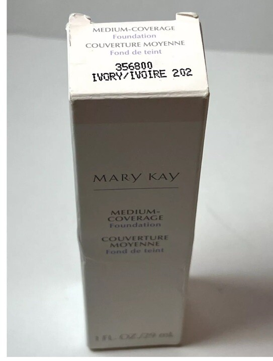 MARY KAY Medium Coverage Foundation Ivory 202 NEW Discontinued Free shipping!! | eBay