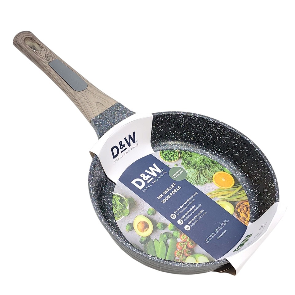 D&W Deane And White Cookware 8inch Frying Pan Skillet Nonstick Interior ...