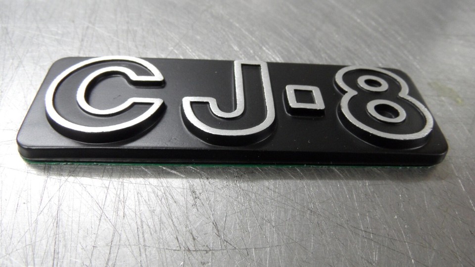 NOS JEEP CJ 8 SCRAMBLER EMBLEM BADGE 1981-1986 | eBay