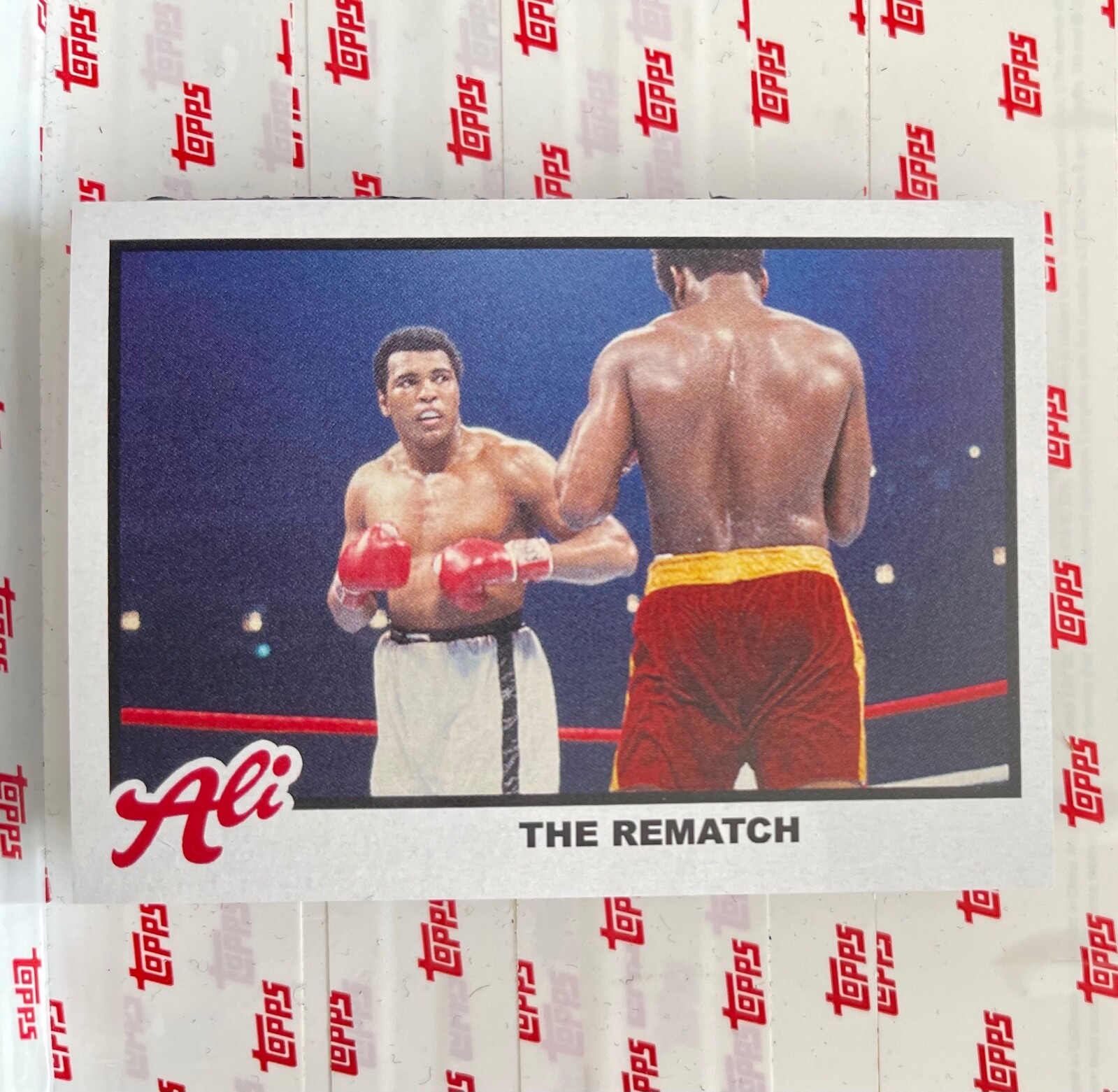 2021 TOPPS MUHAMMAD ALI THE PEOPLES CHAMP CARD #71 THE REMATCH | eBay