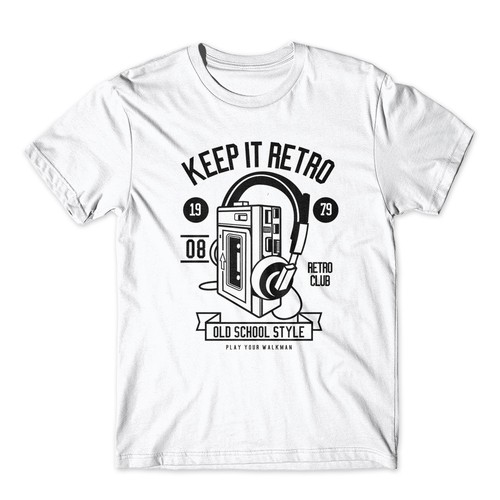 Keep It Retro T-Shirt 100% Cotton Premium Tee New | eBay