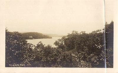 Balance Rock RAYSTOWN LAKE PENNSYLVANIA PA? Vintage UNUSED Real Photo ...