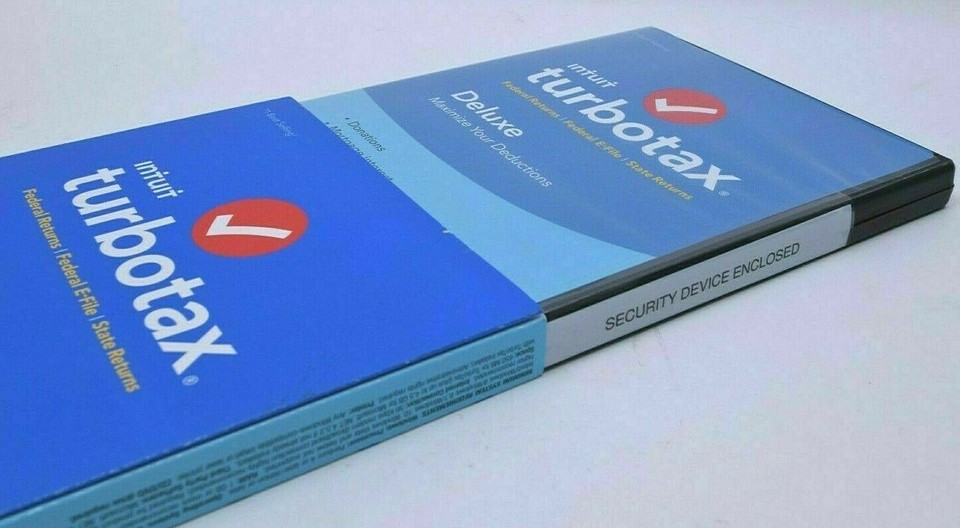 Intuit Turbotax Deluxe + Fed State 2018 e file Mac & Windows Tax Return ...