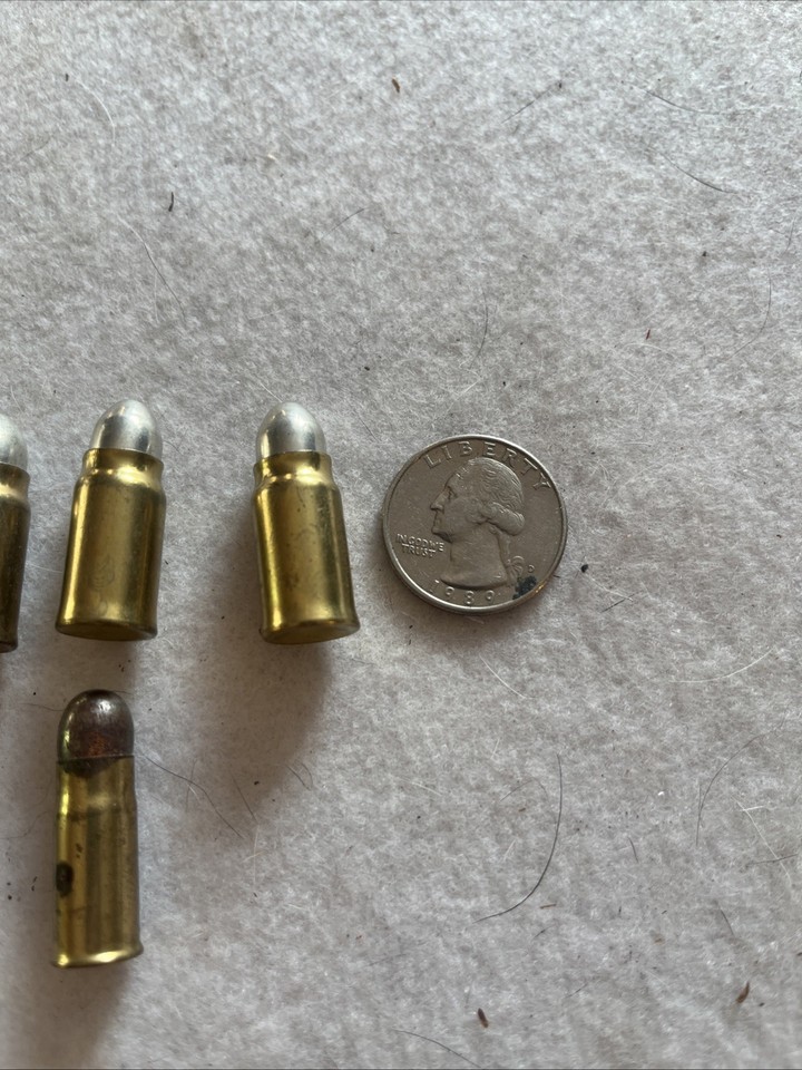 (9) Vintage Solid Metal Bullets | eBay