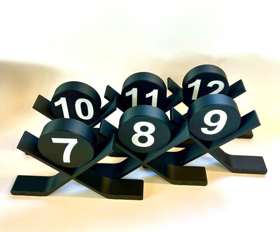 Hockey Banquet Table Numbers Hockey Puck Stand Hockey Puck Display | eBay