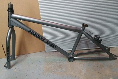2005 Redline 24" Bmx Cruiser Frame Powder Coated Medium Silver Chromoly ...