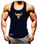Bull Vest Gym Clothing Bodybuilding Training Workout Exercise Fitness ...