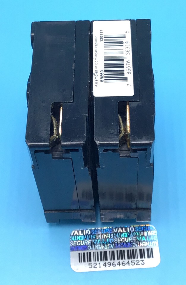 New Circuit Breaker Eaton Cutler Hammer BR260 60 Amp 2 Pole BR PANEL ...