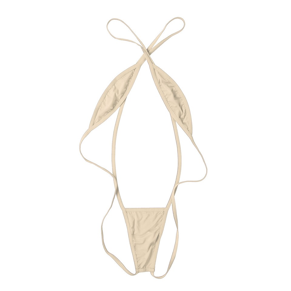 Women Sling Shot Micro Bikini Thong One-Piece Bodysuit Teddy Lingerie ...