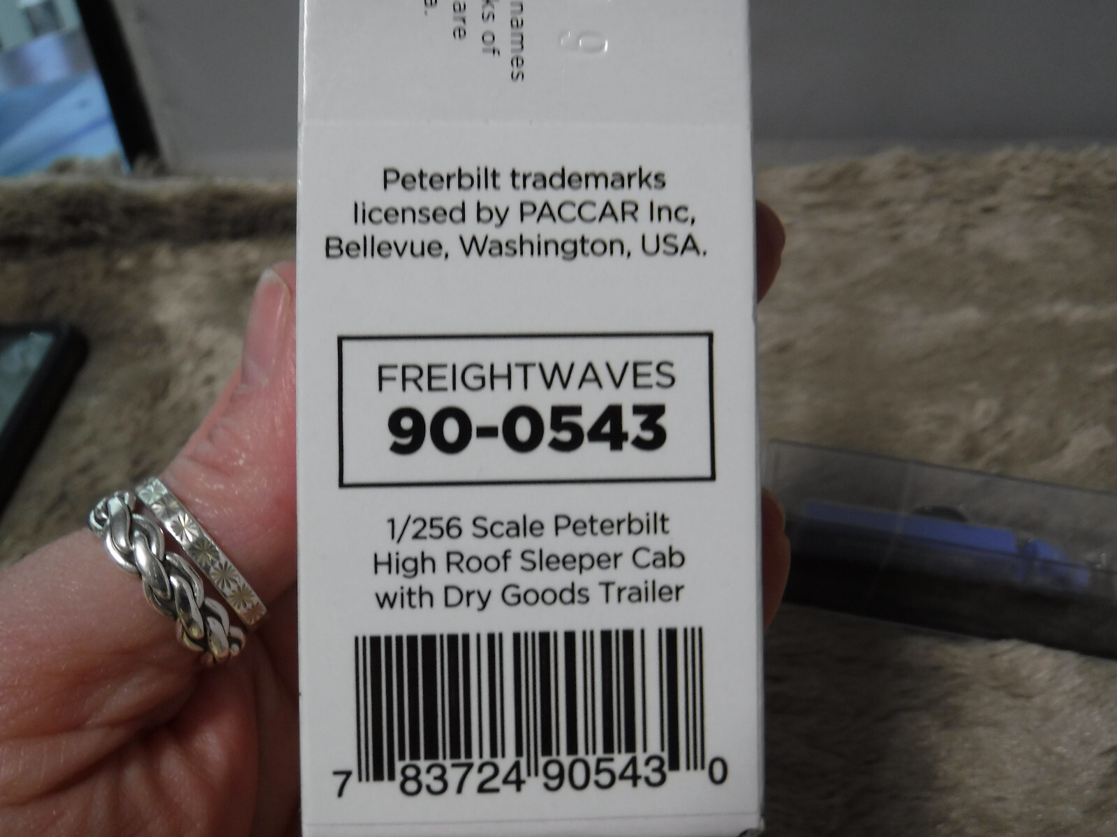 DCP International Trucks 1:256 Tractor Trailer Magnifier Display Case ...