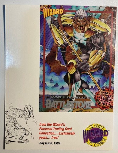 CARD #6 BATTLESTONE FROM WIZARD MAGAZINE'S PERSONAL COLLECTION JULY ...