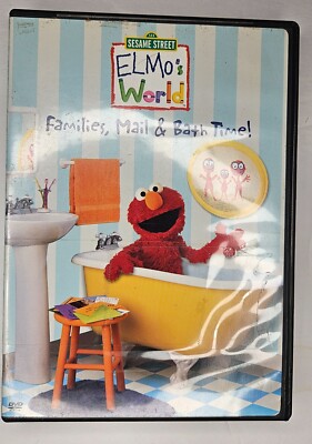 Sesame Street Elmo's World Families, Mail & Bath Time DVD 2004 | eBay