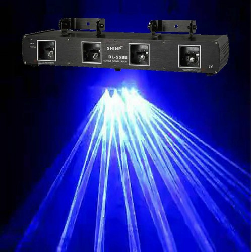 Mini-500mW+500mW 4Lens Full Blue Laser Light effect DJ party Stage ...
