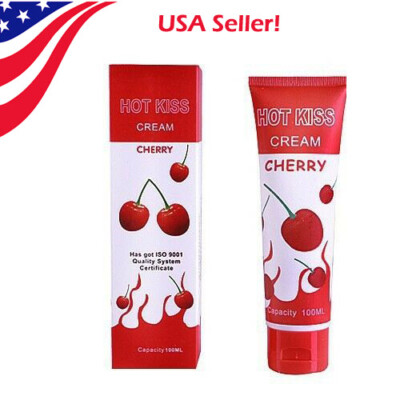 NEW HOT KISS CREAM CHERRY FLAVOR EDIBLE PERSONAL SEX LUBRICANT 100ML | eBay
