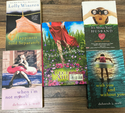 Lot of 5 Chic Lit Books Happiness Sold Separately- Lolly Winston ...