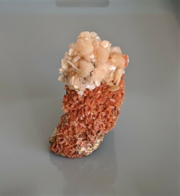 Red Heulandite with Stilbite Natural Crystal/Mineral 140x90mm | eBay ...