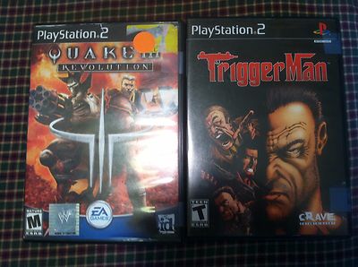 2 Playstation 2 games Triggerman Quake Three Revolution PS2 | eBay
