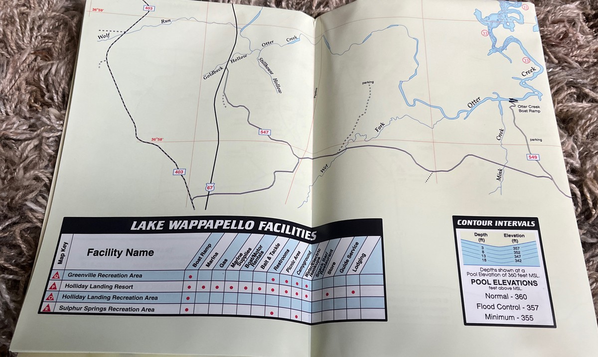 Mapa De Pesca Del Lago Wappapello Ruta 40 From Bariloche To Zapala