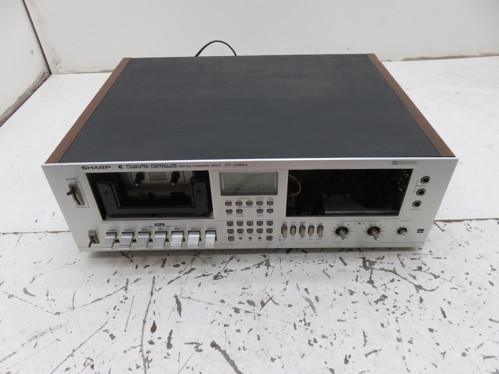 Vintage Sharp Computer Controlled Stereo Cassette Deck Rt-3388a for ...