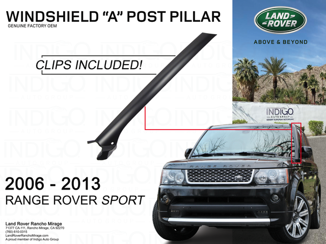 Land Rover Moulding a Pillar Upper Finisher Range R Sport LH OEM ...
