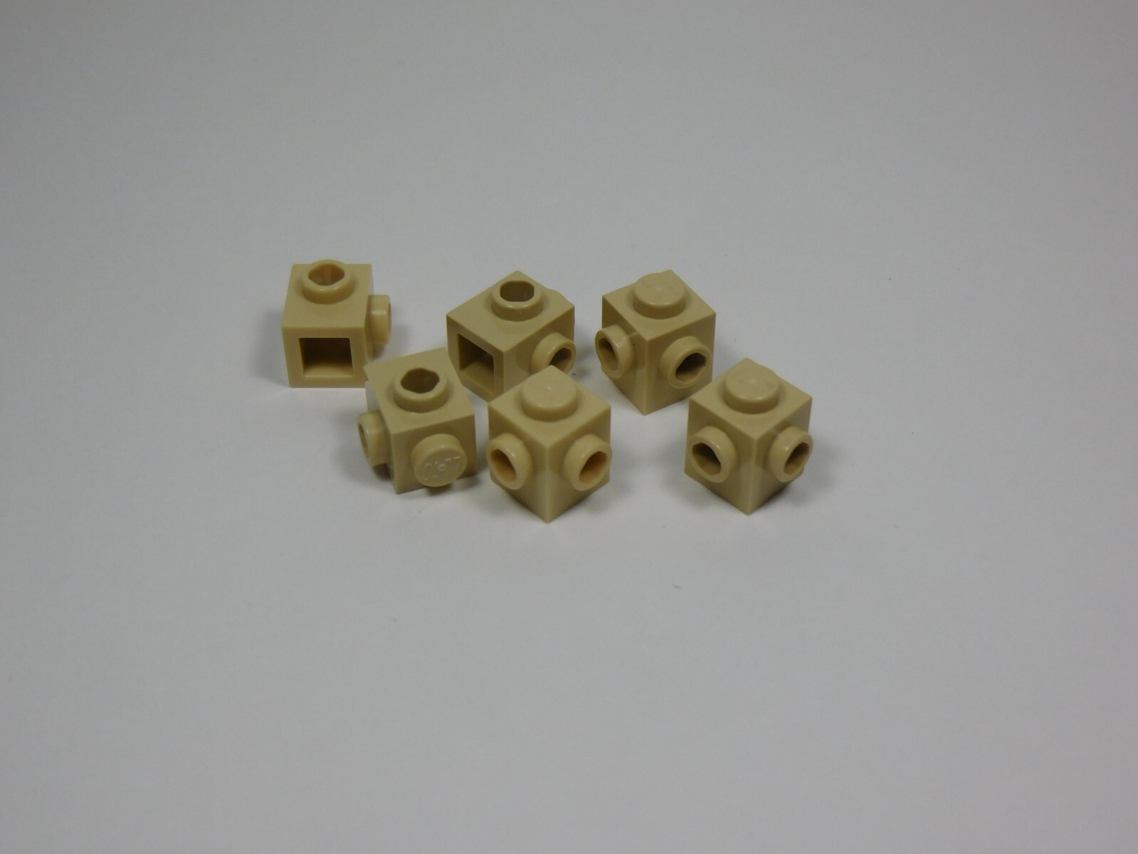 LEGO Lot of 6 Tan 1x1 Modified Bricks w/ 2 Side Studs C0 | eBay