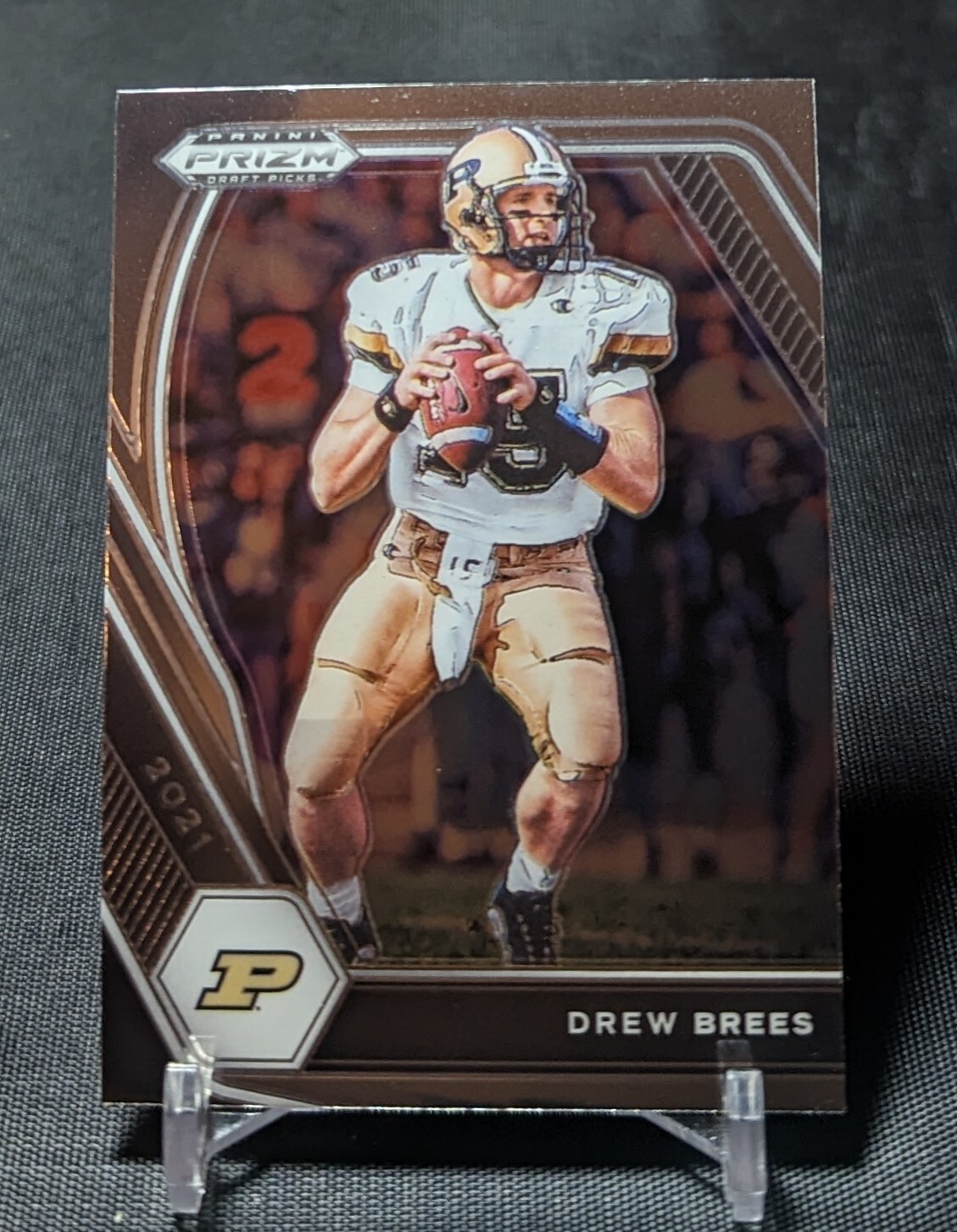 Drew Brees 2021 Prizm Draft Picks College Football Card #16 Purdue ...