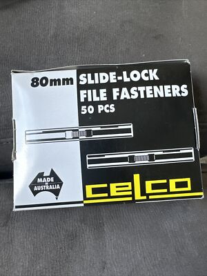 CELCO SLIDELOCK FASTENERS File Fastener Bx50 | eBay