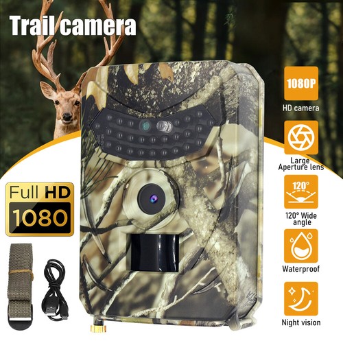 24MP 1080P Hunting Camera Trail Camera Night Vision Motion Wildlife ...