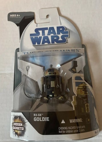 R3 S6 GOLDIE #23 Star Wars The Clone Wars Collection Figure 2008 Sealed ...