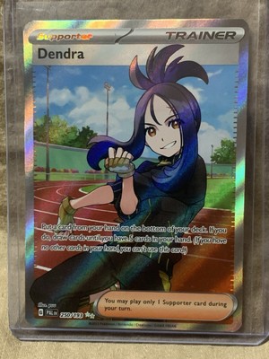 Pokemon Card TCG - Dendra 250/193 Full Art Trainer Ultra Rare Paldea ...