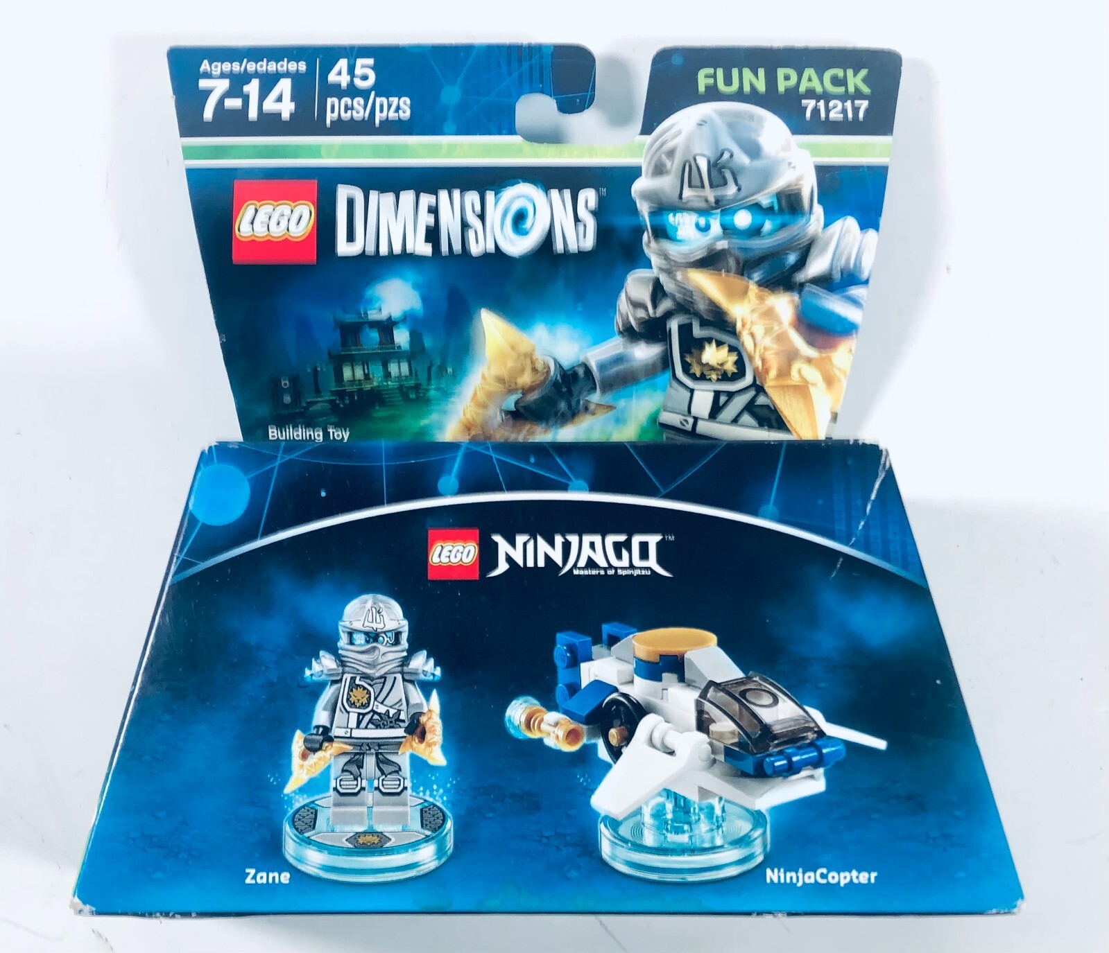 LEGO Dimensions Ninjago Zane + Ninjacopter Fun Pack 71217 NEW ...