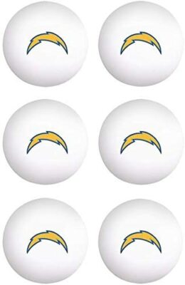 NFL Los Angeles Chargers PING Pong Balls - 6 Pack, New | eBay