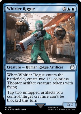 Whirler Rogue #181 *Normal* (LP) - Universes Beyond: Fallout MTG | eBay UK