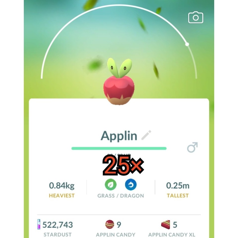 Applin x25 - x50 Pokémon Trade Go | eBay