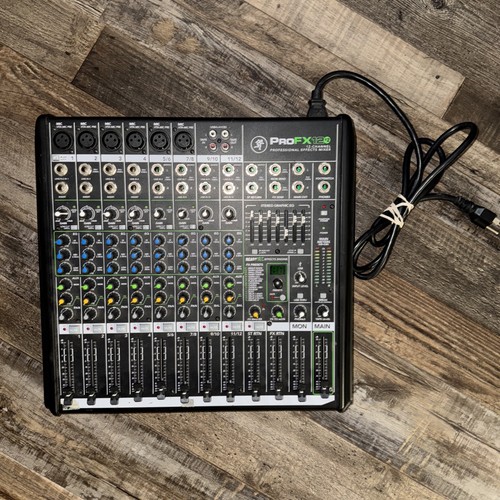 Mackie PROFX12 v2 12-Channel Pro Effects Mixer w/ Power Cable Untested ...