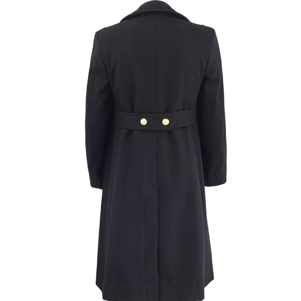 US Navy Bridge Greatcoat Military Dress Navy Blue Wool Frock Coat ...