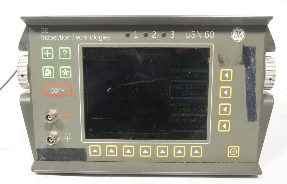 GE Krautkramer USN 60 Ultrasonic Flaw Detector NDT Olympus Immersion AWS | eBay