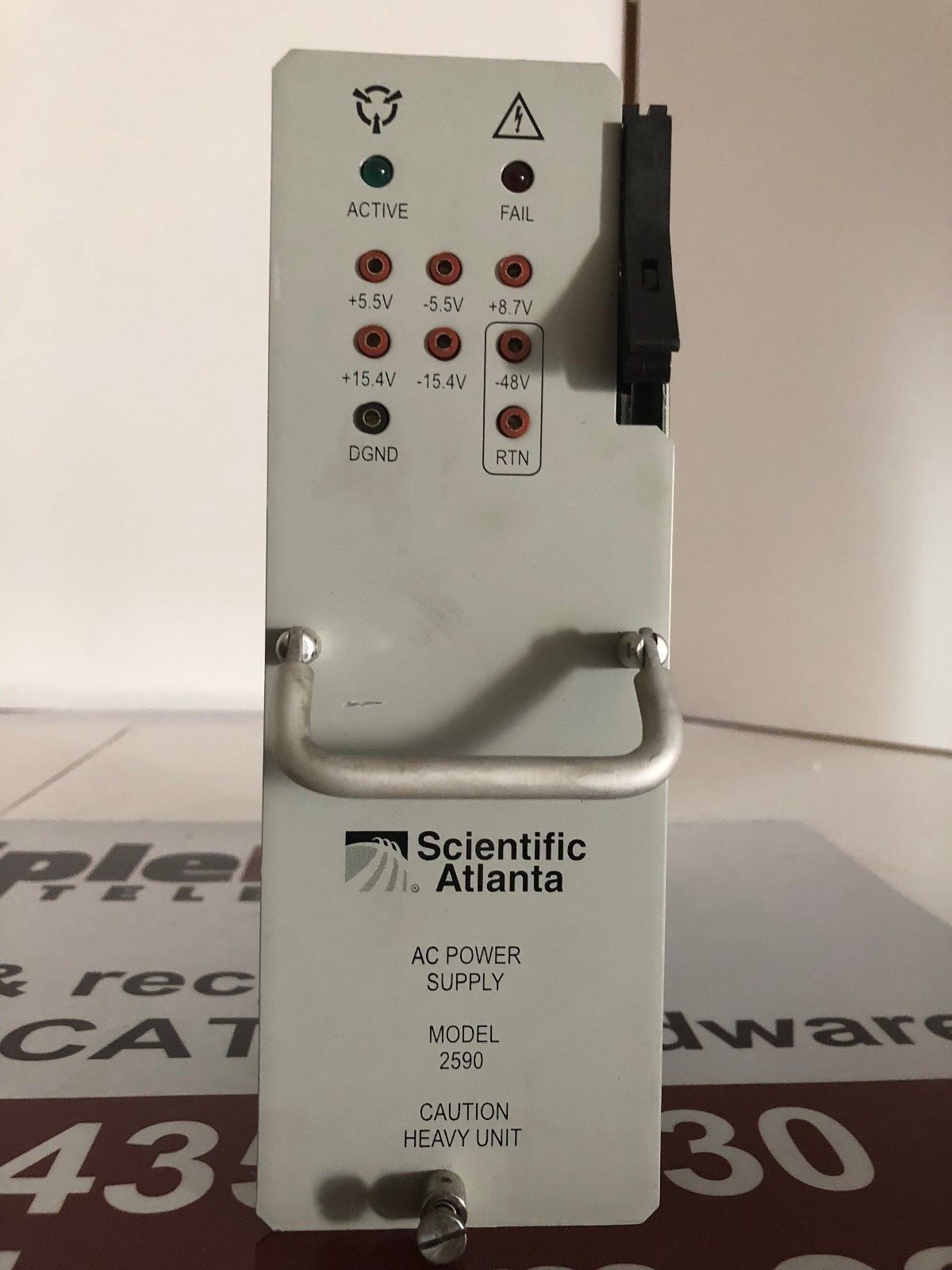SCIENTIFIC ATLANTA AC POWER SUPPLY 741829 MODEL 2590 TECTROL PART # ...