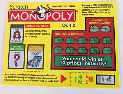 Monopoly Collector Card Minnesota ,large size | eBay